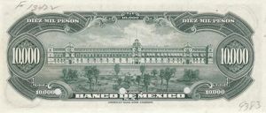 Banknote: 10,000 Pesos (Mexico(1940-1953 Issue) Wor:P-45cs