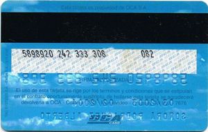 Bank Card: Oca Card (Oca, UruguayCol:UY-GM-0003.02