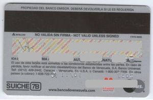 Bank Card: Banco de Venezuela - Grupo Santander (Banco De Venezuela ...