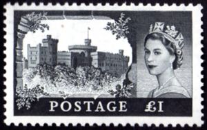 Stamp: Windsor Castle (United Kingdom of Great Britain & Northern ...
