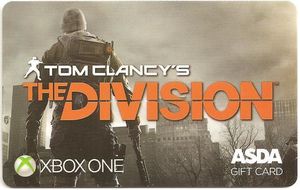 Gift Card: The DIVISION XBOX One (Asda, United Kingdom of Great Britain ...