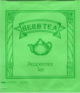 Tea Bag: Peppermint Tea (Charis, Japan(Herb Tea) Col:TB-JP-0393