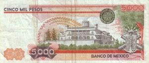 Banknote: 5,000 Pesos (Mexico(1983-1984 Issue) Wor:P-83a.5