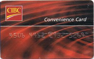 Bank Card: CIBC - Convenience Card (Canadian Imperial Bank of Commerce ...