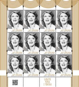 Stamp: Loda Halama - Full Pane (Poland(People of Cinema and Theatre ...