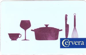 Gift Card: Kitchenware (Cervera, Sweden(Cervera) Col:SE-Cer-001a