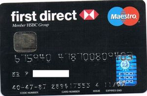 Banka Kartı: First Direct - Member HSBC Group (HSBC, Birleşik ...