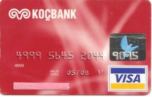 Bank Card: Koçbank (Koçbank, Türkiye (Turkey)Col:TR-VI-0028