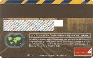Bank Card: Gold Santander unica (Banco de Santander, Spain) Col:ES-MC-0230