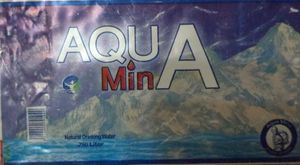 Drink Label: Aqua Mina 0.75 L (Imaj, EgyptCol:EG-WATER-000004