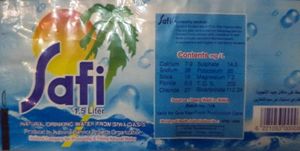 Drink Label: Safi (National Service Projects Organization, EgyptCol:EG ...
