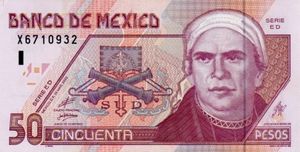 Banknote: 50 Pesos (Mexico(2000-2009 Issue) Wor:P-117b.4