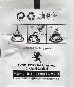 Tea Bag: Chai Tea Flavoured Tea (British Tea, United Kingdom of Great ...