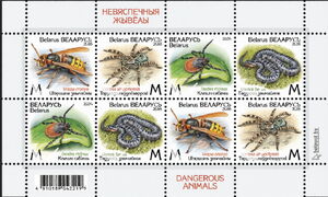 Stamp: Dangerous Animals of Belarus (Belarus(Dangerous Animals of ...