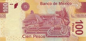 Banknote: 100 Pesos (Mexico(2004-2022 Issue) Wor:P-124f.4