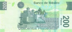 Banknote: 200 Pesos (Mexico(2004-2022 Issue) Wor:P-125a.2