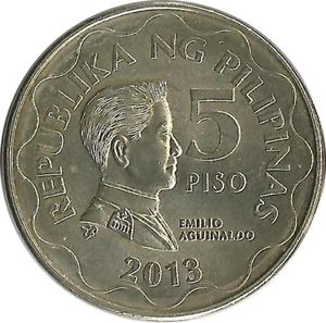 Coin: 5 Piso (Philippines(1946~Today - Republic of the Philippines) Col ...