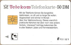 Phonecard: Telefonkarte (Deutsche Telekom, Germany, Federal Republic ...
