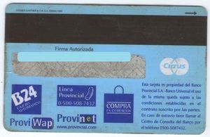 Bank Card: BBVA Banco Provincial Integral (Banco Provincial ...