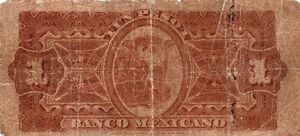 Banknote: 1 Peso (Mexico) (Specialized Issues Commercial Banks) Wor:P-S153