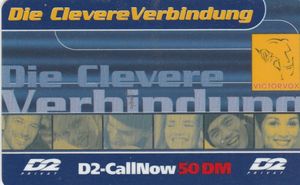 Cartões Telefônicos: Victorvox - Die clevere Verbindung (50DM) (Logo D2 ...