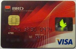 Bank Card: BRD Chip (Brd Groupe Societe Generale, RomaniaCol:RO-VI-0017
