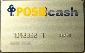 Bank Card: POSBcash (POSBank, SingaporeCol:SG-GM-0002 💳