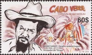 Stamp: Negro Sarafe (Cabo Verde(Carnival) Mi:CV 1023,Sn:CV 997,Yt:CV ...