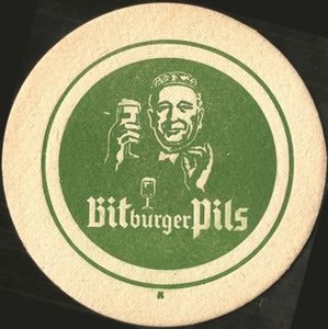 Beer Coaster: Bitburger (Bitburger Brauerei, Germany, Federal ...