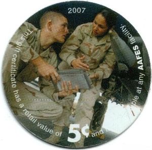 Billete de Banco: 5 Cents (Estados Unidos de América(Military Payment ...