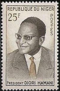 Stamp: President Diori Hamani (NigerMi:NE 17,Sn:NE 106,Yt:NE 112,Sg:NE 118