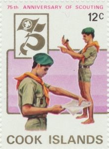Stamp: Scouts (Cook Islands(Scouting Year) Mi:CK 853,Sn:CK 700a,Yt:CK ...