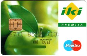 Bank Card: IKI premija (Nordea, LithuaniaCol:LT-MS-0024.01