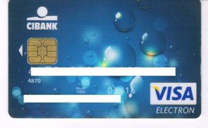 Tarjeta de Banco: CiBank Visa Electron Bubbles - 12/11 (Cibank ...