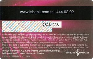 Bank Card: Maximum (Türkiye İş Bankası, Turkey) Col:TR-MC-0029-2