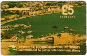 Phonecard: Paphos Harbour (White Stripe - DUMMY) (Test, Proof, Sample ...