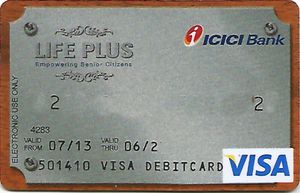 Bank Card: LIFE PLUS Empowering Senior Citizens (ICICI Bank, India ...