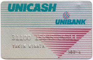 Bank Card: Unicash (Unibank (Indonesia), Indonesia) Col:ID-GM-0037