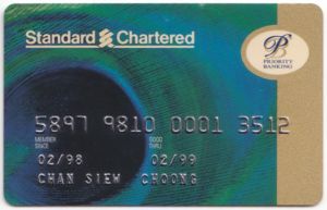 Bank Card: Priority Banking (Standard Chartered, IndonesiaCol:ID-GM-0039