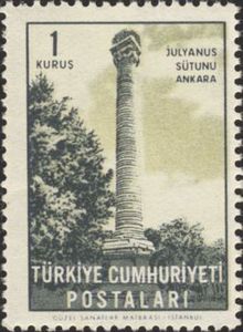 Stamp: Column of Julian (Türkiye (Turkey)(Ankara) Mi:TR 1854,Sn:TR 1568 ...