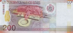 Banknote: 200 Nuevos Soles (Peru(2009 Issue) Wor:P-186a