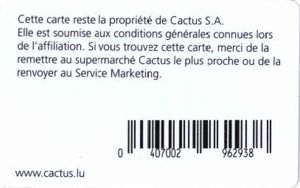 Functional Card: Carte Cactus - Cactus Kundenkarte (Shops ...