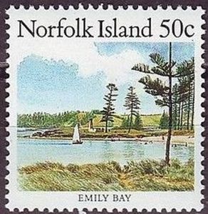 Stamp: Emily Bay (Norfolk Island(Island Scenery) Mi:NF 409,Sn:NF 409,Yt ...