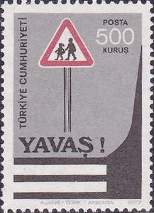 Stamp: Traffic safety (Türkiye (Turkey)(Traffic Safety) Mi:TR 2438,Sn ...