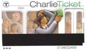 Transport Ticket: Stored Value Charlie Ticket (MBTA - Massachusetts Bay ...