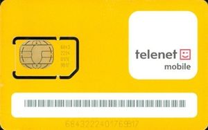 Phonecard: Telenet Mobile (Mobile Belgium, Belgium) (Telenet Mobile ...
