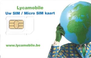 Phonecard: Lyca mobile (Micro SIM) (Mobile Belgium, Belgium(LycaMobile ...