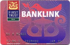 Bank Card: Banklink (First Trust Bank, IrelandCol:IE-GM-0008.02 💳