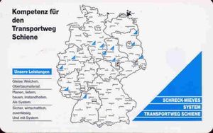 Phonecard: Schreck-Mieves System - Schienenbau (Deutsche Telekom ...