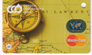 Bank Card: Central Cooperative Bank MasterCard Compass (Central ...